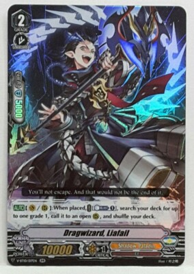 Bushiroad Cardfight Vanguard Dragwizard, Liafail V-BT10/017EN RR Shadow ...