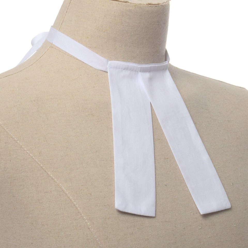 White Barrister Band Preaching Band Preaching Tabs Tape Style Courtwear ...