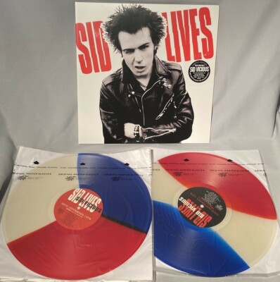 LP SID VISCIOUS Sid Lives (RED/WHITE/BLUE Vinyl, RSD 2019) MINT ...