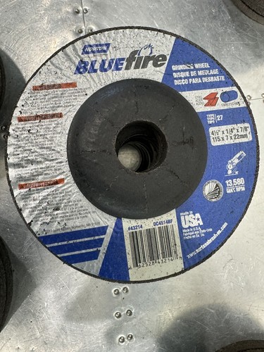 Norton BlueFire 4-1/2" x 1/4”x 7/8” Cut Off Wheels Metal Stainless ...