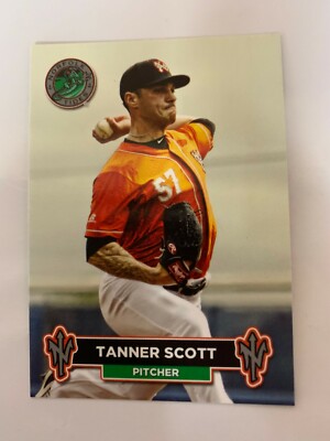 Tanner Scott 2018 Norfolk Tides Team Card | eBay