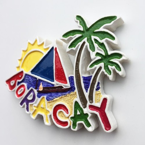 Philippines Boracay Tourist Travel Souvenir 3D Resin Refrigerator ...