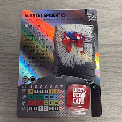 Marvel Heroclix Spider-Verse L040 SCARLET SPIDER Legacy Card | eBay