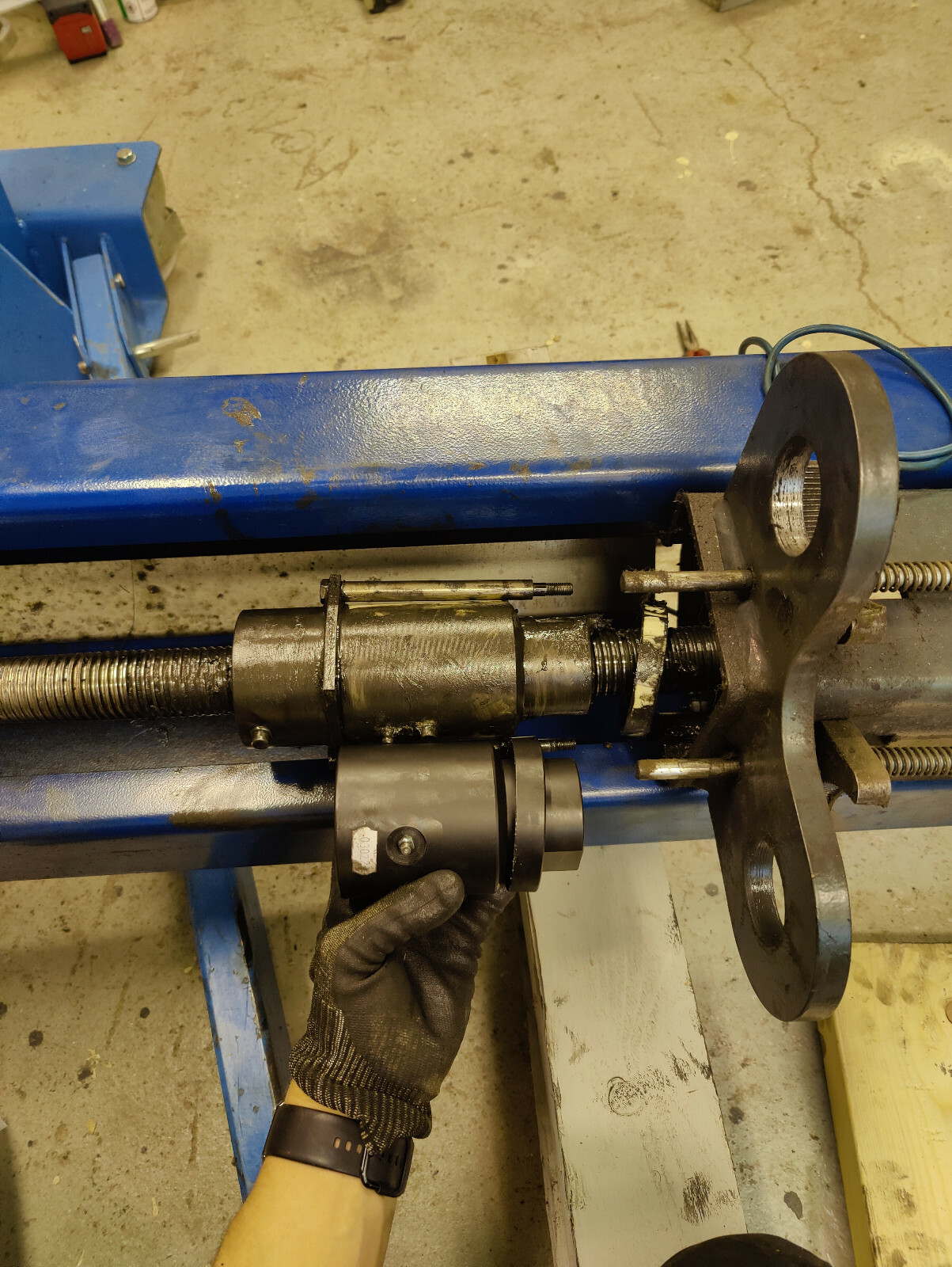 Hubmutter Tragmutter Hauptmutter Spindelmutter Load nut Lift nut Maha ...