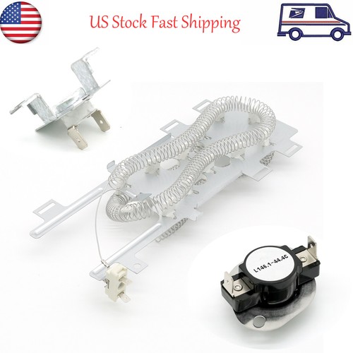 for Whirlpool 8544771 Dryer Heating Element & 279973 Thermal Fuse ...