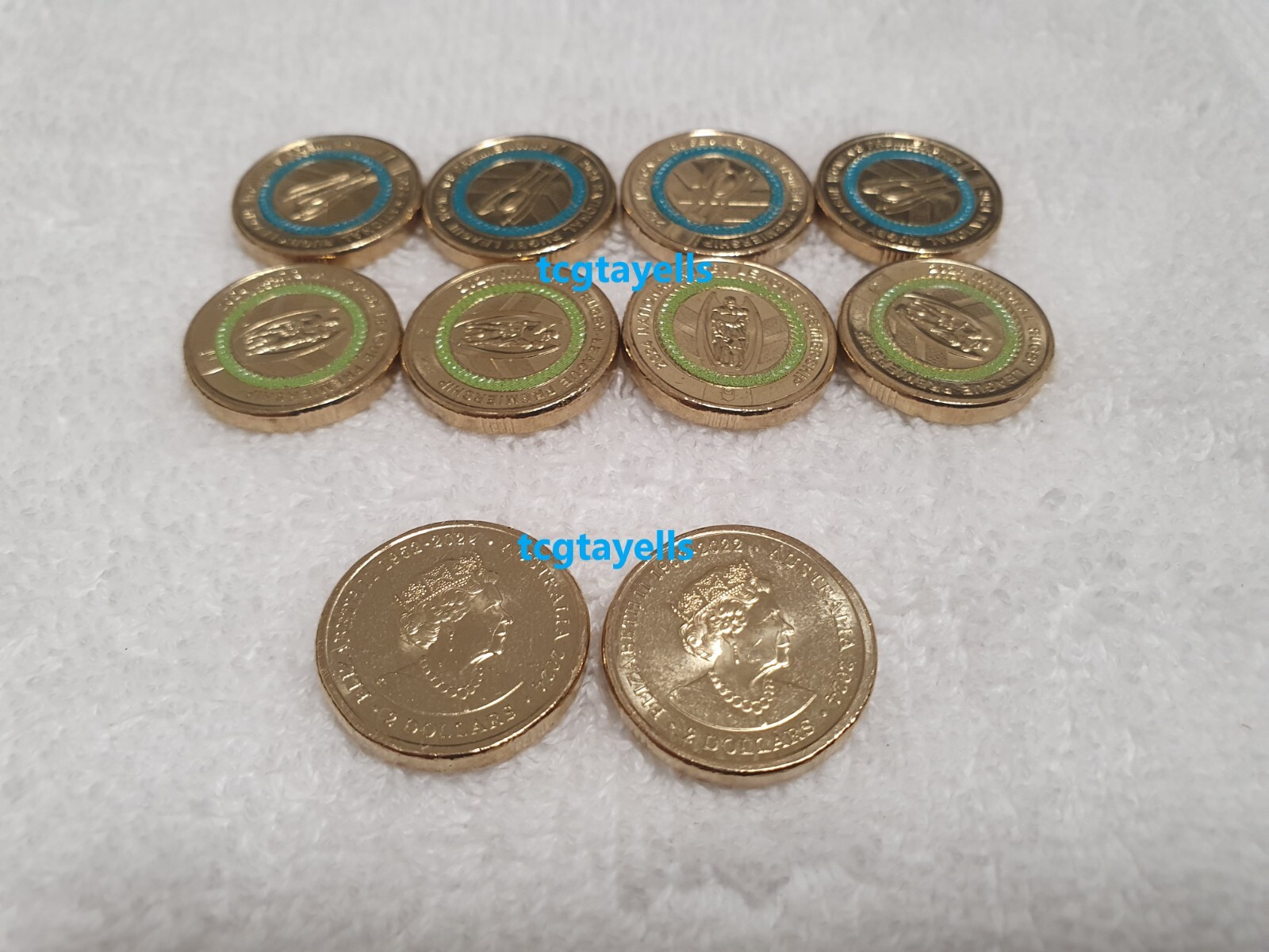 2024 Rugby League Set Men's Women's NRL NRLW Coin $2 Two Dollar ...