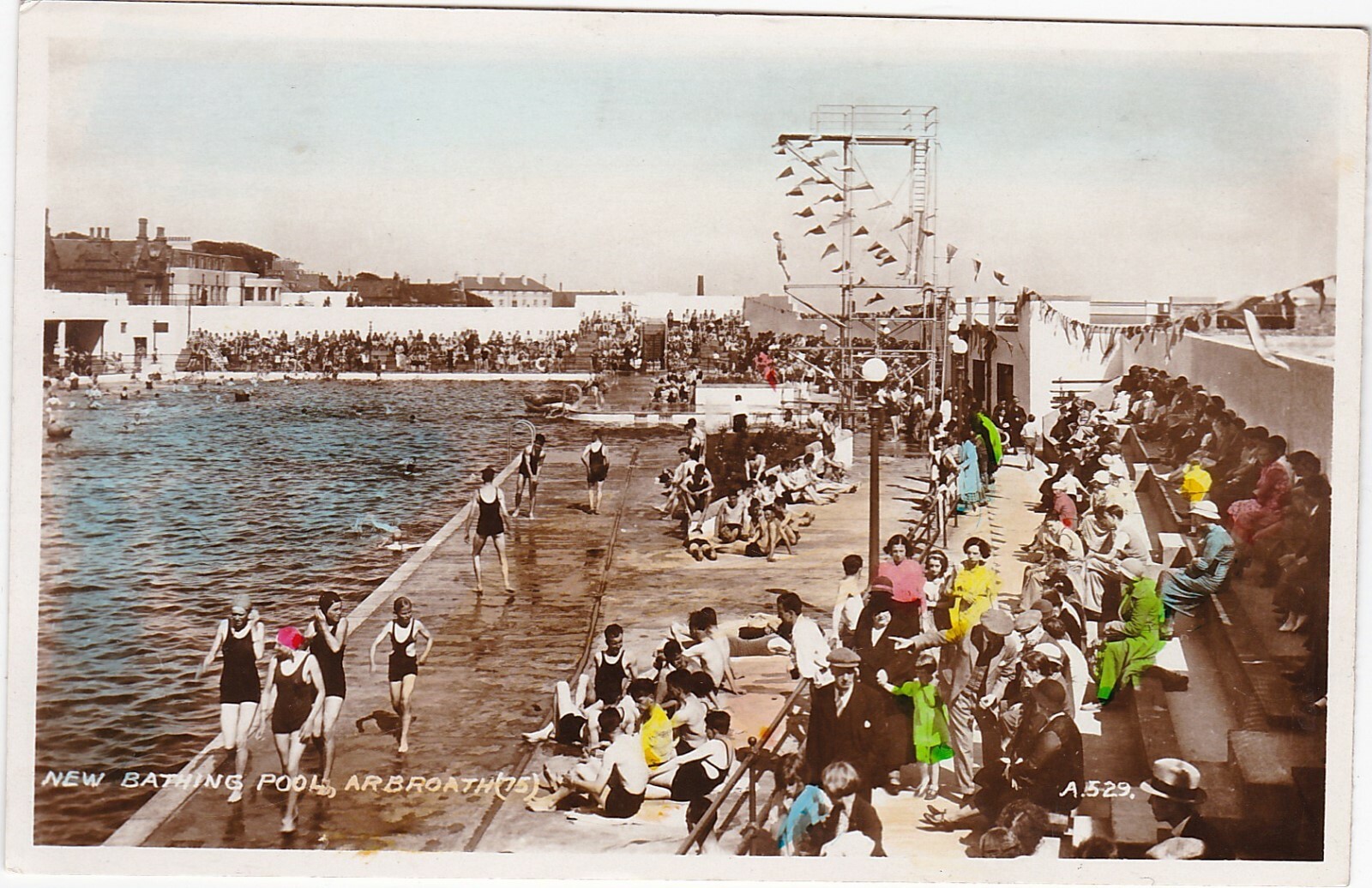 New Bathing Pool, ARBROATH, Angus RP | eBay UK