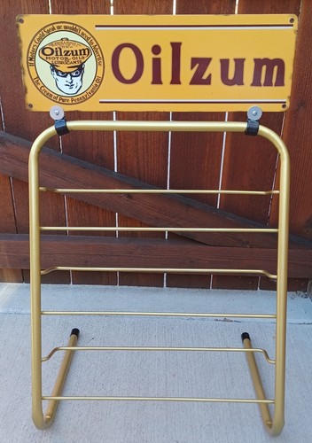 Sinclair Veedol Tydol Oilzum 12 Quart Motor Oil Can Display Rack ...