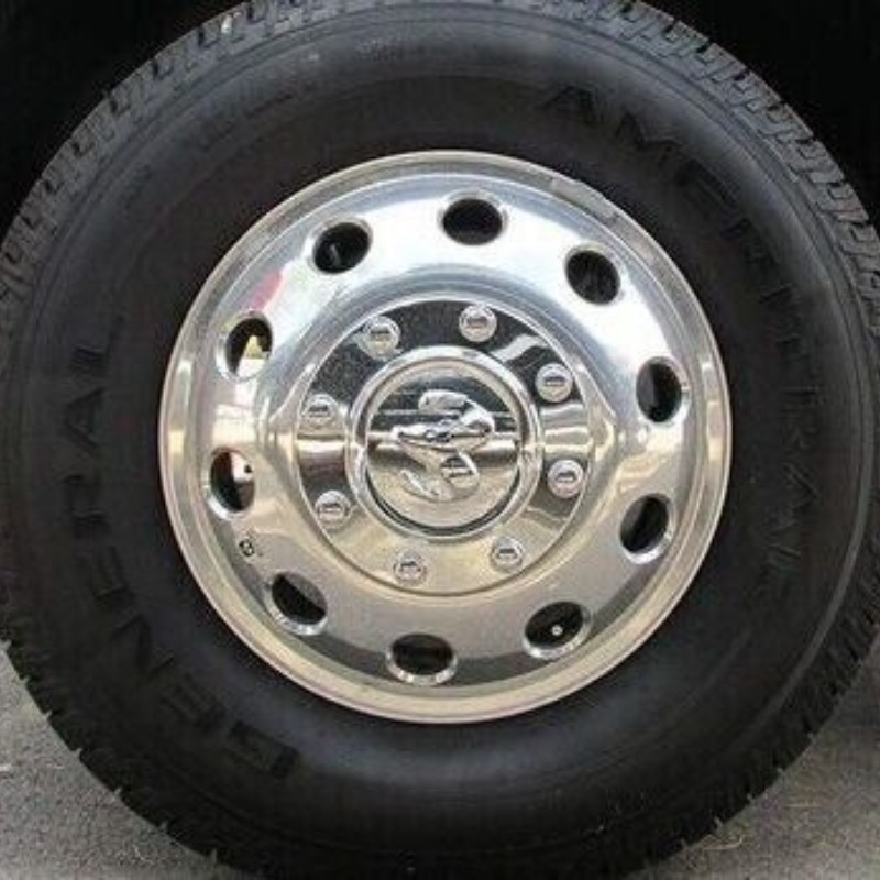 FRONT CHROME CENTER HUB CAP 68081010AB Fits For 11-18 Dodge Ram 3500 ...