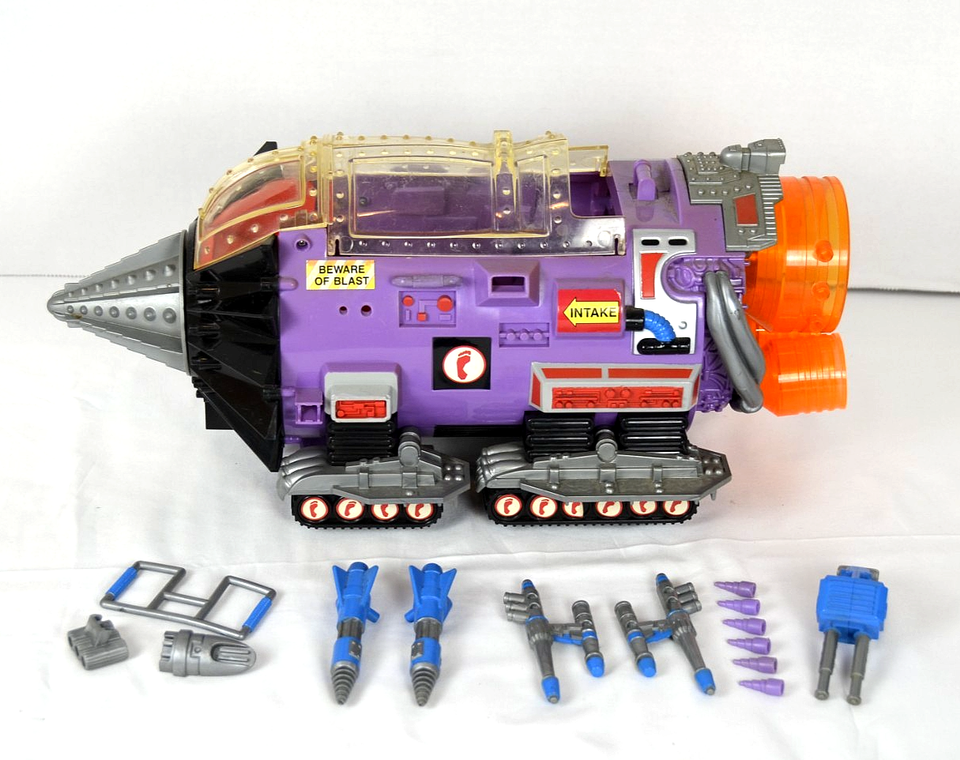 Vintage TMNT Mutant Module Drill Vehicle Very Near Complete Playmates ...