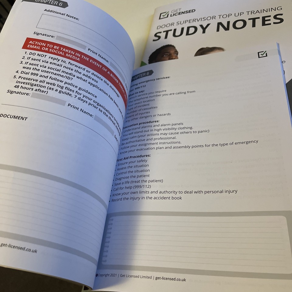 Working as a Door Supervisor Course Book - Andy Walker/Sharon Porter ...