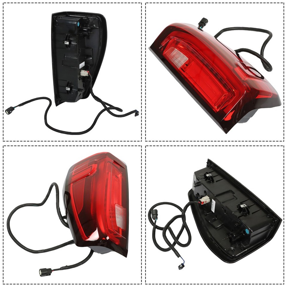 LED For GMC Sierra 2019 2020-2022 Driver/Left Side Red Lens Tail Light ...