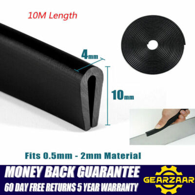 10M Car Door Boot Edge Protector Strip Trim U Shape Guard Seal Rubber ...