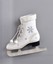 Figure Ice Skate Planter With Silver Snowflake Accents Faux Fur Cuff ...