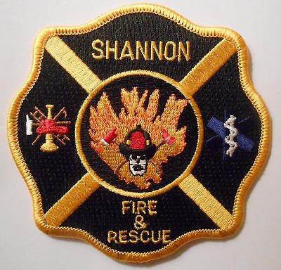Shannon Fire & Rescue Patch - 4" x 4" | eBay