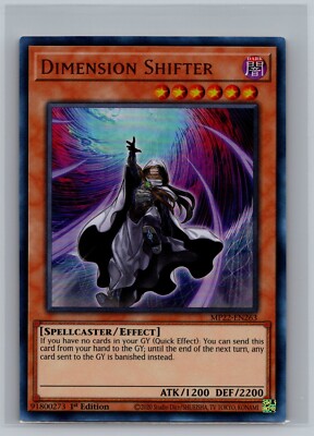 Dimension Shifter MP22-EN263 Yugioh CCG Ultra Rare Pharaoh's Gods 1st ...