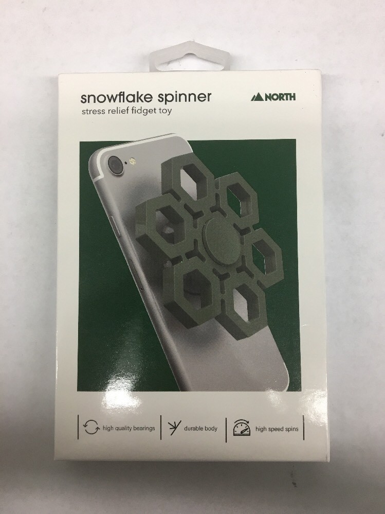 North: Snowflake Spinner Stress Relief Fidget Toy - Violet | eBay