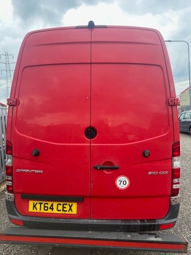 2014 Mercedes Sprinter Set of Rear Doors high Roof In Red | eBay
