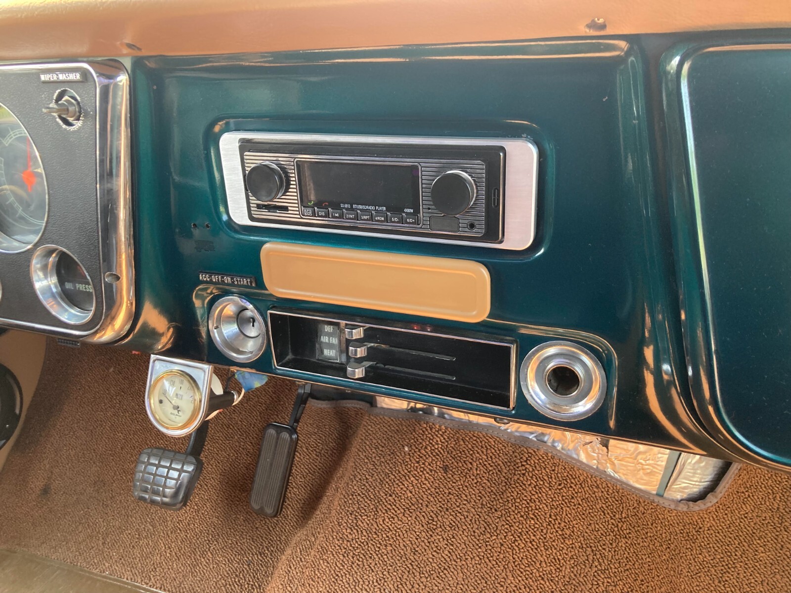 1967-1972 Chevy Truck Billet Modern Radio Bezel Single DIN | Lewis ...