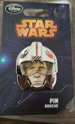 Disney Store Star Wars Pin Collection Luke Skywalker X-Wing Pilot ...