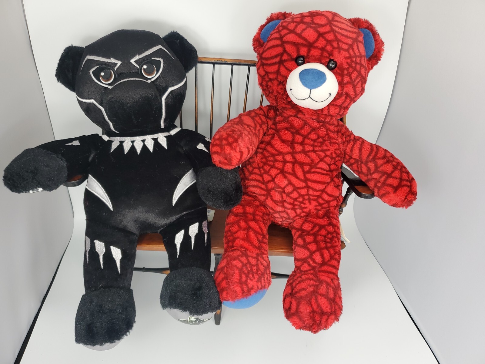 Build A Bear Marvel Lot Spider-Man & Black Panther Ultimate Avengers ...