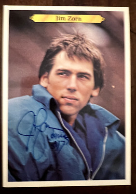 1980 TOPPS SUPER AUTOGRAPHED JIM ZORN 10/30 SEATTLE SEAHAWKS | eBay
