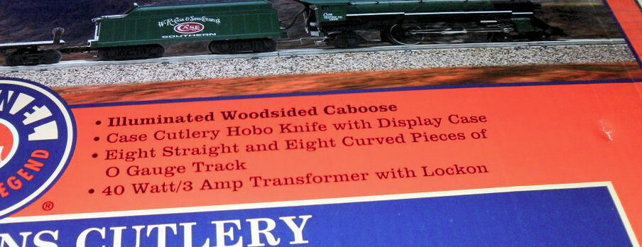 Lionel W.R. WR Case & Sons Cutlery Special 4-6-2 Steam Set 6-21781 ...