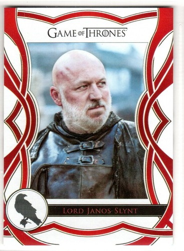 GAME OF THRONES THE COMPLETE SERIES CAST C89 LORD JANOS SLYNT PARALLEL ...