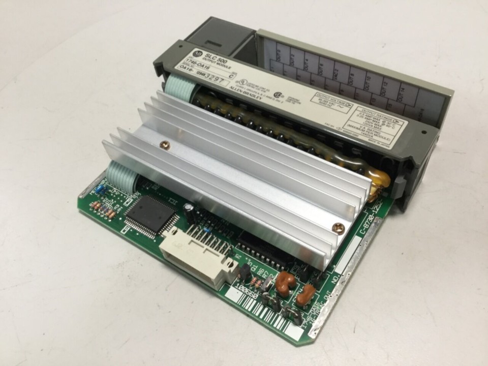 ALLEN BRADLEY Output Module 1746-OA16 SER C Used #35346 | eBay