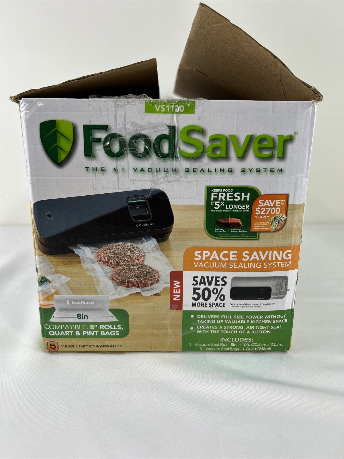 Kitchen Food Vacuum Machine FoodSaver Space Saving Vacuum Sealer System VS1120 | eBay