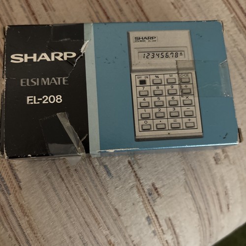 Vintage Sharp EL-208 Elsi Mate Calculator | eBay