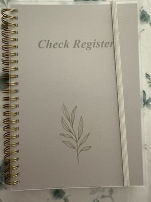 Check Registers for Personal Checkbook, Double Spiral Check Register ...