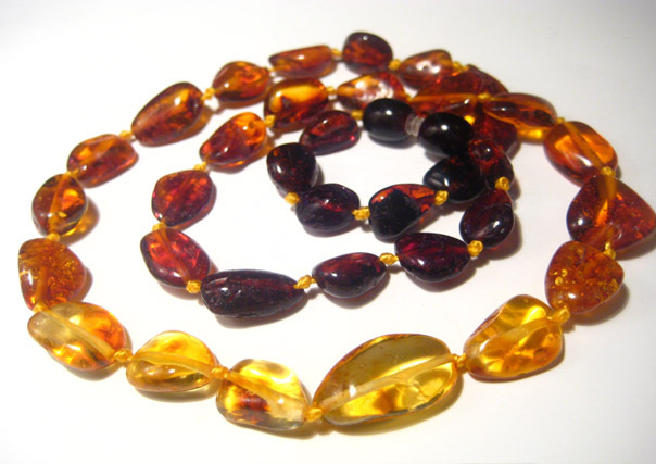 Real BALTIC AMBER Necklace 18.9" long | eBay Australia