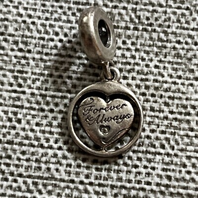 Pandora Spinning Forever & Always Soulmate Dangle Charm | eBay