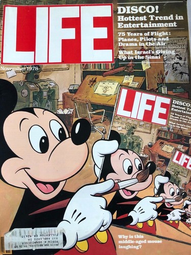 VTG Life Magazine November 1978 Walt Disney Mickey Mouse Disco! Honda ...