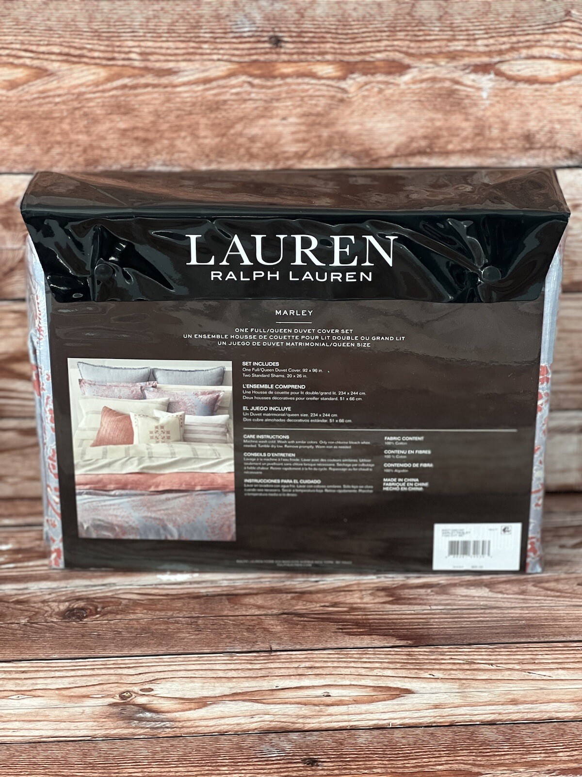 New! RALPH LAUREN Marley Cotton Reversible 3 Piece Paisley Duvet Cover ...