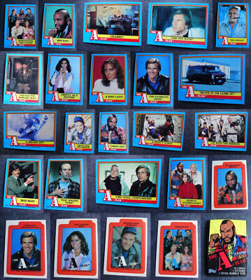1983 Topps The A-Team Tv Show Trading Card Complete Your Set You U Pick ...