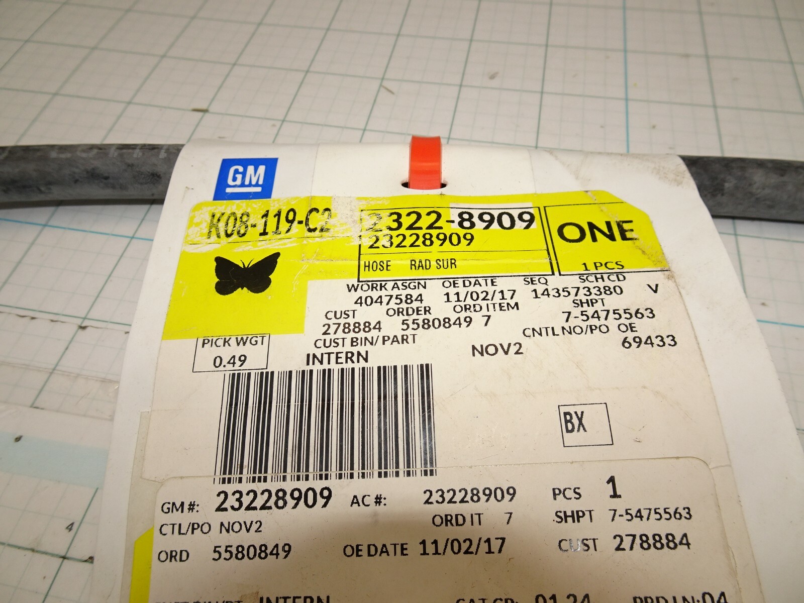 GM OEM Radiator-upper Inlet Hose 23228909 for sale online | eBay
