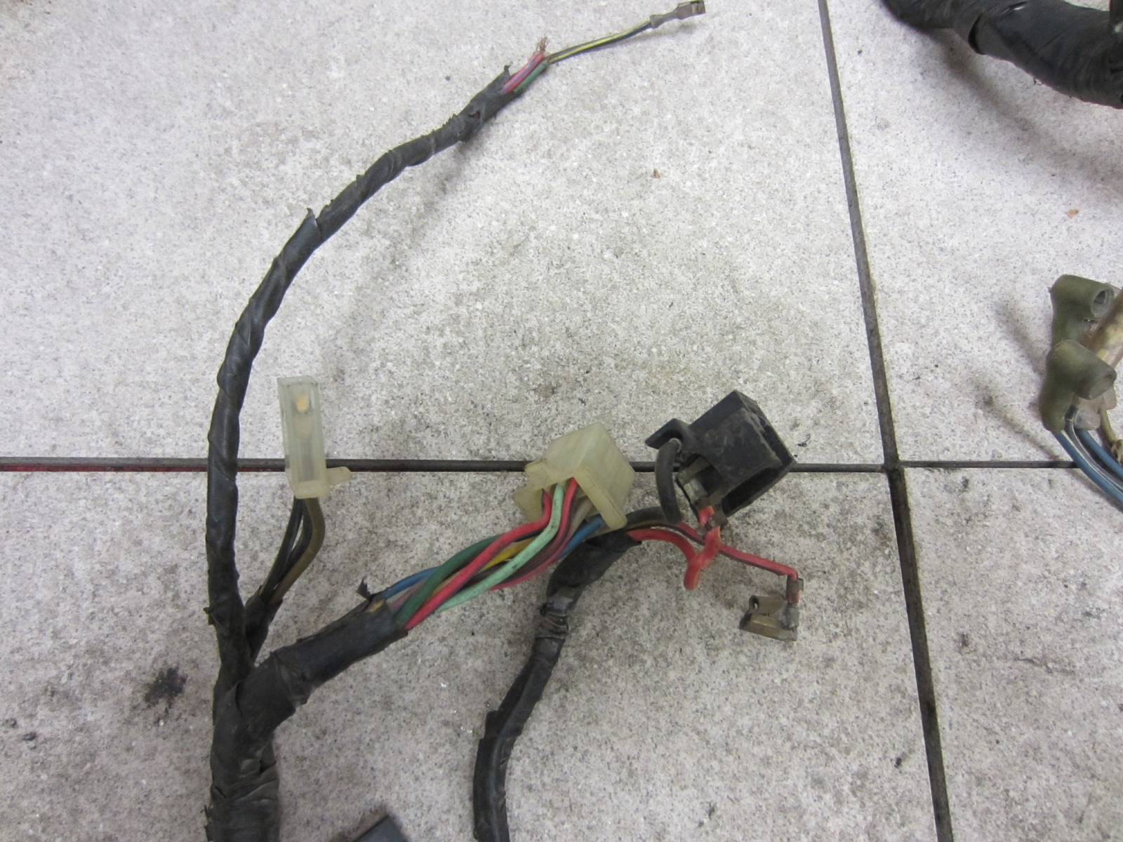 90-93 KAWASAKI NINJA ZX6 ZX600D OEM MAIN ENGINE WIRING HARNESS MOTOR ...