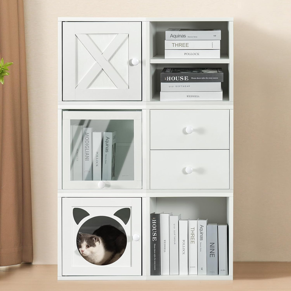 FUSUNBAO Magic DIY Cube Storage Organizer Stackable Cubes for Home ...