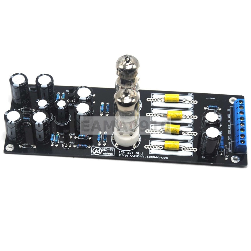 6J1 Valve Pre-amp Tube PreAmplifier Kit Assembled Board Audio DIY ...