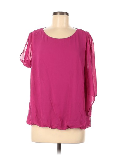 JM Collection Women Pink 3/4 Sleeve Blouse L | eBay