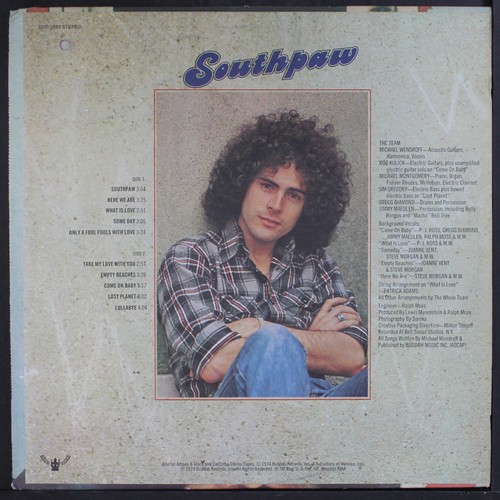 MICHAEL WENDROFF: southpaw BUDDAH 12" LP 33 RPM | eBay