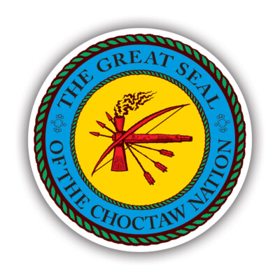 Round Choctaw Nation Seal Sticker Decal - Weatherproof - native ...