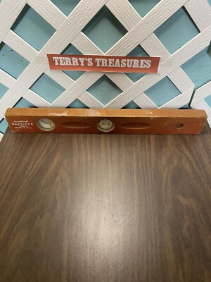 Vintage Wood Level Stanley Defiance No. 1295-18 Made in U.S.A. 18" RED ...