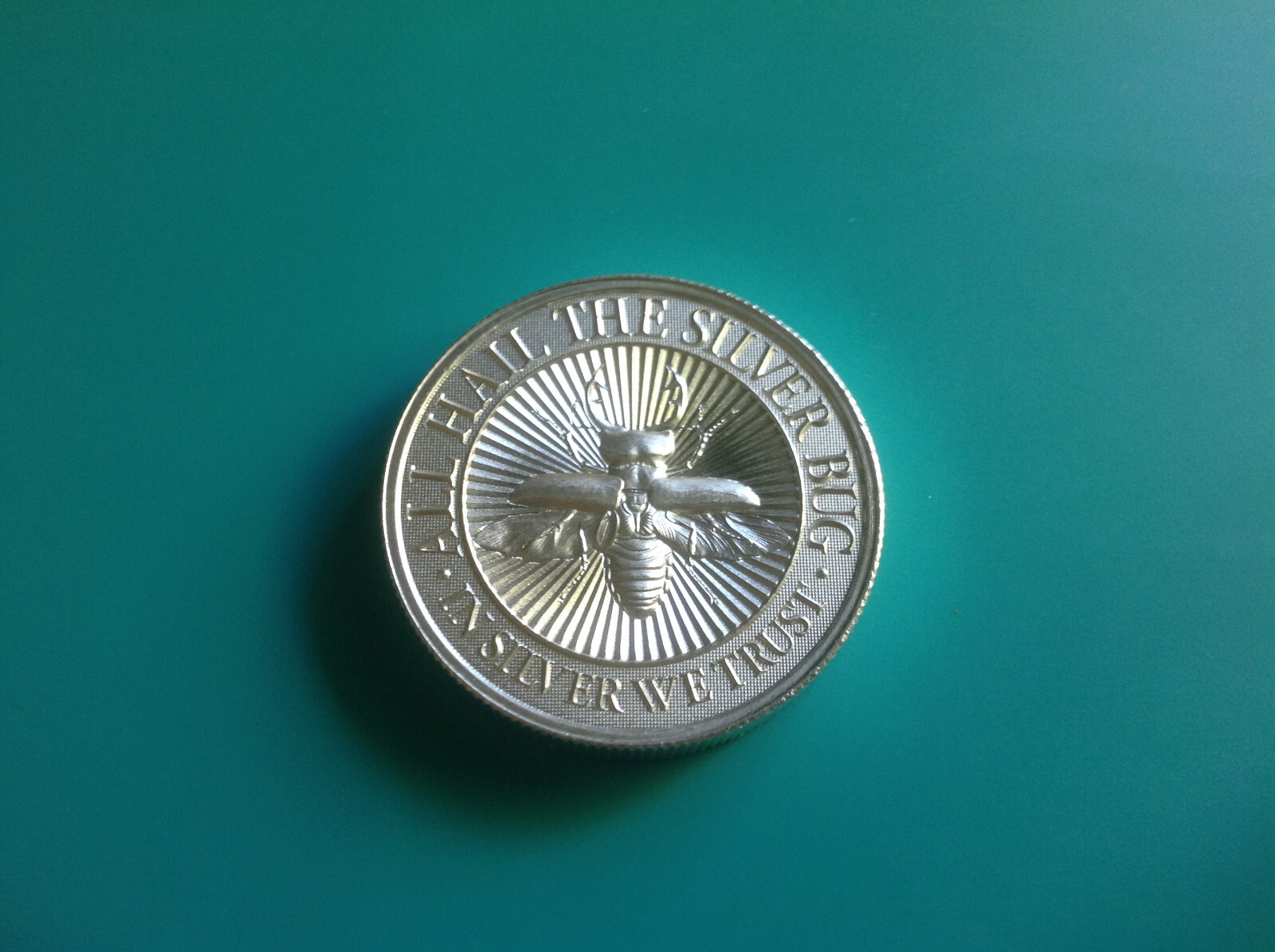 Intaglio Mint Stag Beetle 2 Oz .999 Silver High Relief Bug Round | eBay