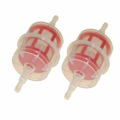 2 x Small inline fuel filters diesel Bio plant hgv forklift filter 6mm ...