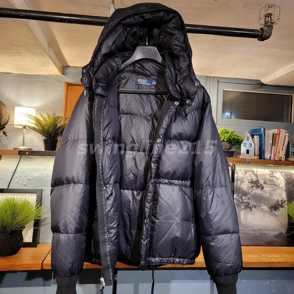 Polo Ralph Lauren Peak Down Hooded Puffer Bubble Wint… - Gem
