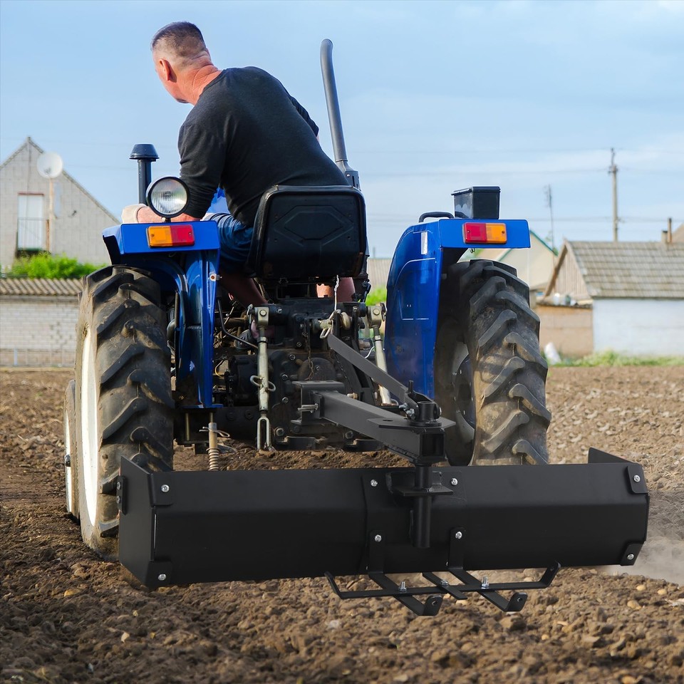 42" Tow Behind Box Scraper ,Steel Lawn Tractor Box Blade Hitch Tow for ...