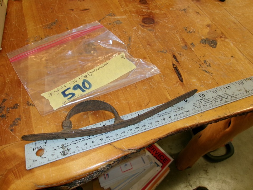 original Springfield 1816 musket steel trigger guard | eBay